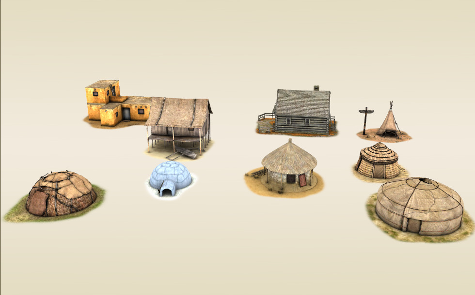 Typical dwelling types - 3D үзэгдэл - MN Mozaik цахим боловсрол ба сургалт