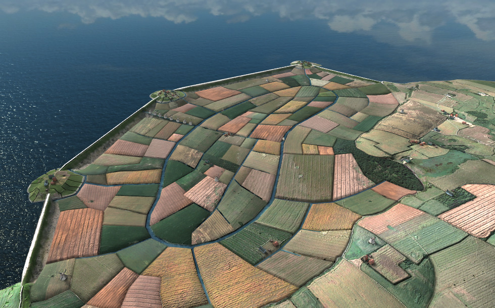 Land reclamation in the Netherlands, 17th century - 3D үзэгдэл - MN ...