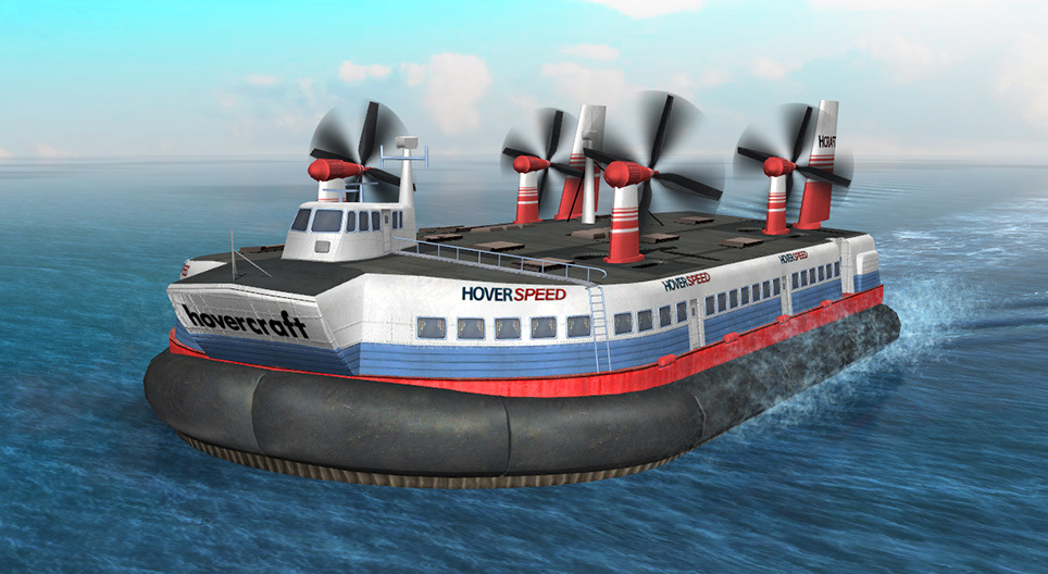 Hovercraft, SR.N4 Mk.III - 3D үзэгдэл - MN Mozaik цахим боловсрол ба ...